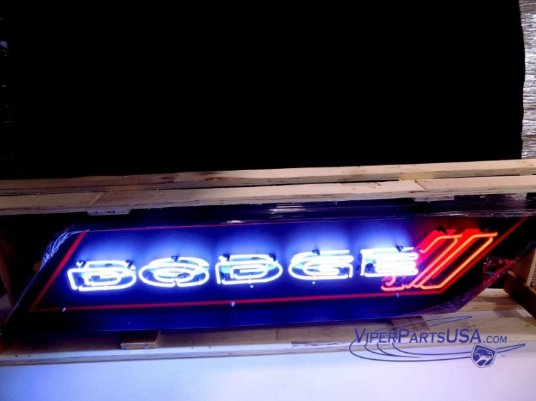 Sign - Neon Dodge Dealer - Viper Parts USA