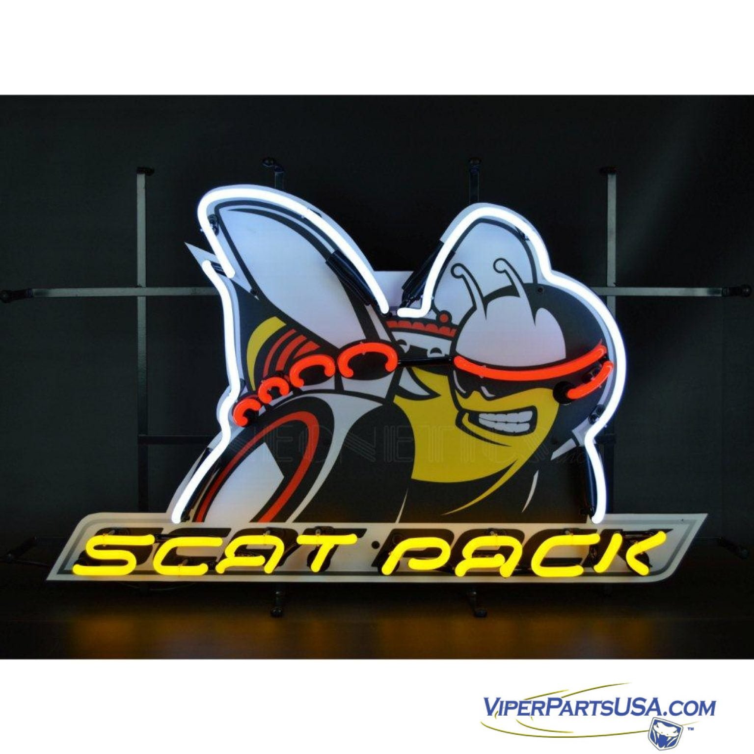 Sign - Neon Scat Pack Bee - Viper Parts USA